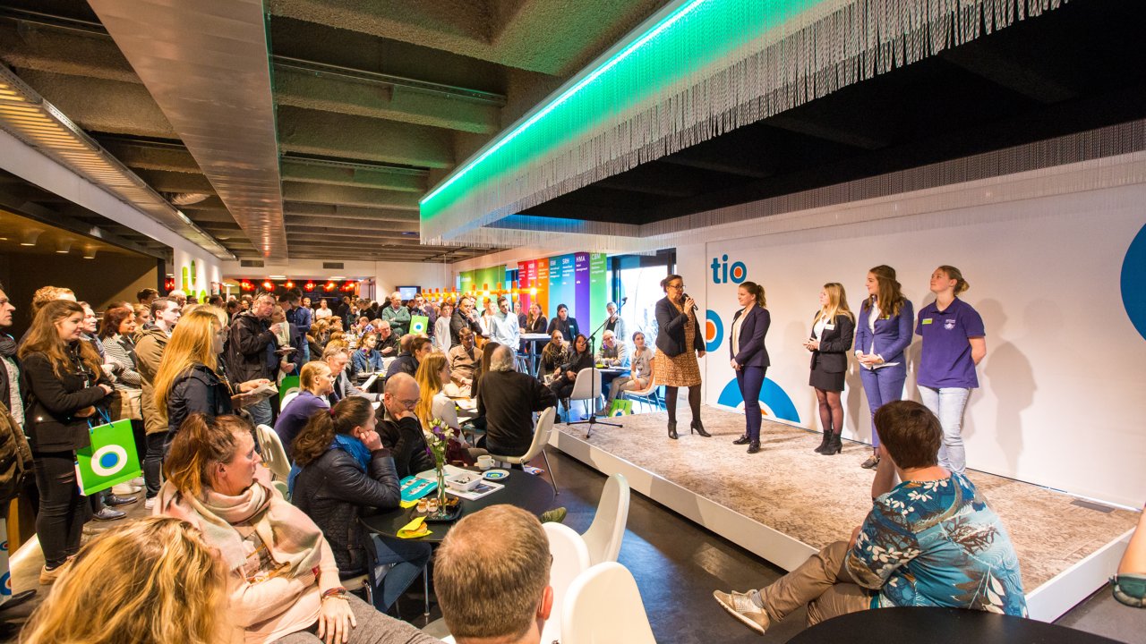 Open dag bezoekers zijn positief verrast @ Hogeschool Tio